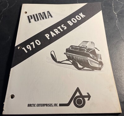 NICE ORIGINAL 1970 ARCTIC CAT SNOWMOBILE PUMA PARTS MANUAL (A04) | eBay