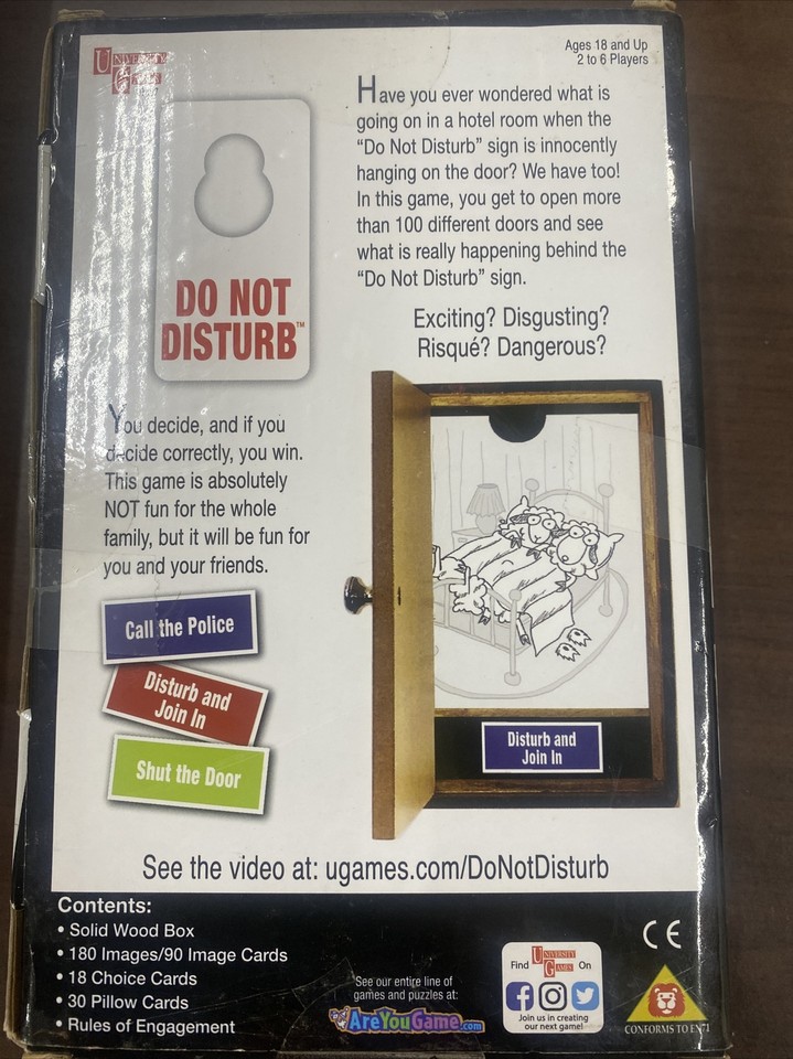 Do Not Disturb Game University Games What's Behind the Door? 2-6 ...