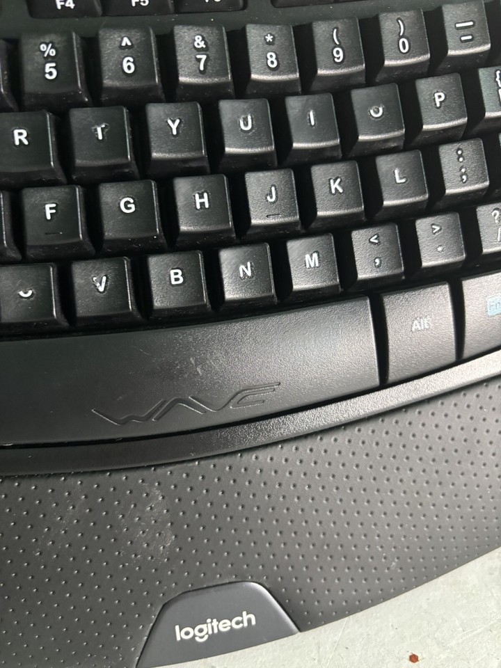 Logitech K350 wireless Wave eronomic keyboard | eBay