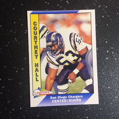 Courtney Hall 1991 Pacific Football #445 NFL San Diego Chargers Center ...