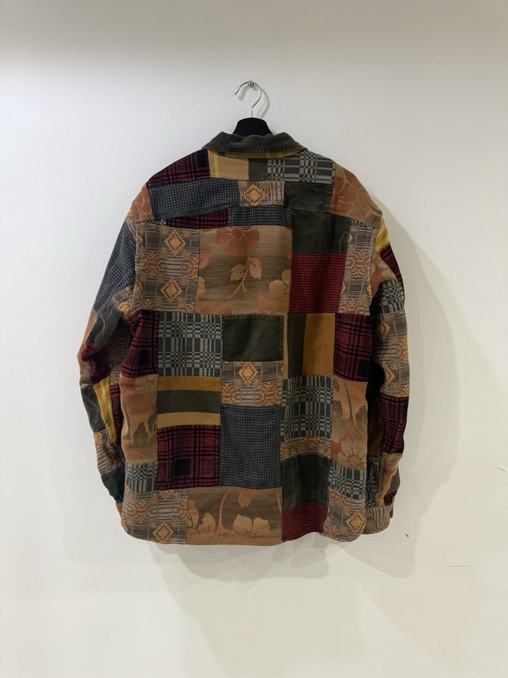 Ralph Lauren RRL Patchwork Flannel Shirt XL | eBay