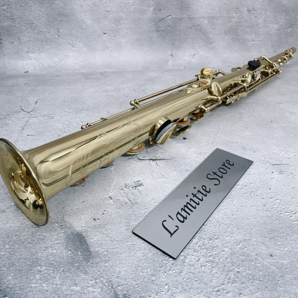 Yanagisawa Prima with Hard Case Soprano Straight Saxophone Sax Gold Bb Japan | eBay