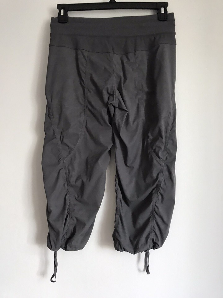 LULULEMON DRAWSTRING WAIST CROPPED PULL-ON DRAWSTRING HEM POCKET PANTS ...