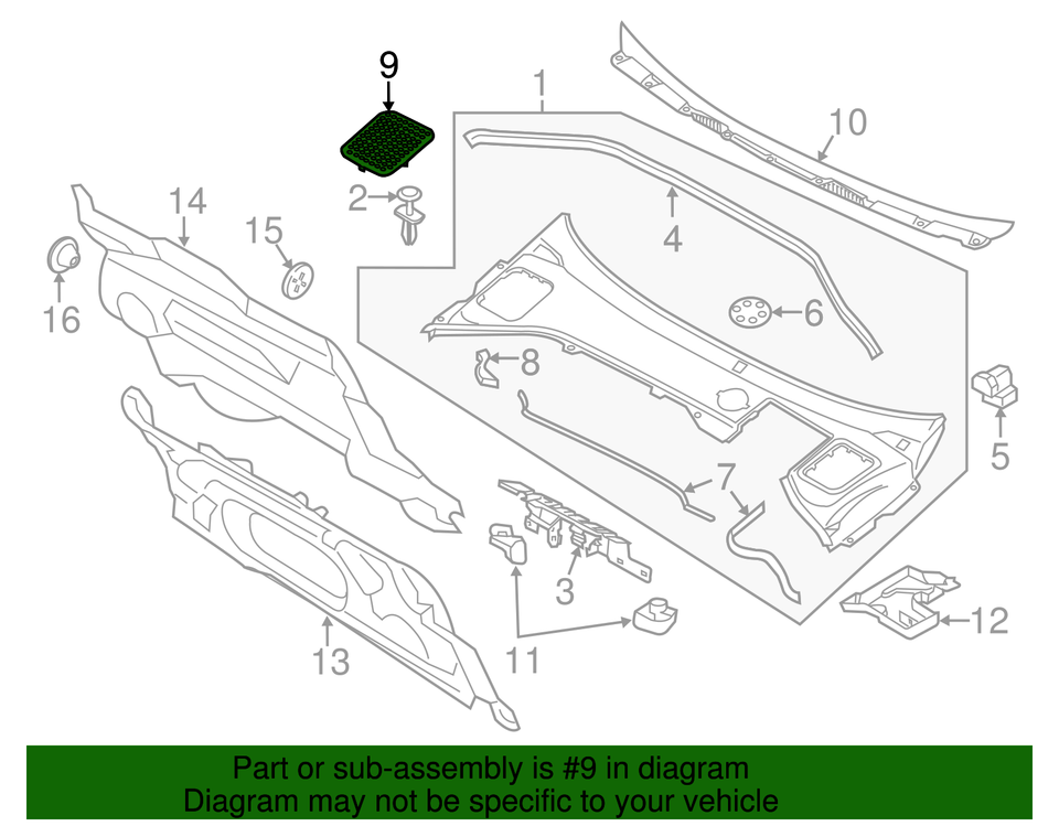 Genuine Volvo Grille 31408583 | eBay