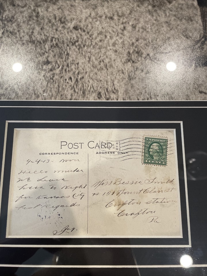 1913 Honus Wagner Hand Written Signed Post Card Autograph Collage PSA ...
