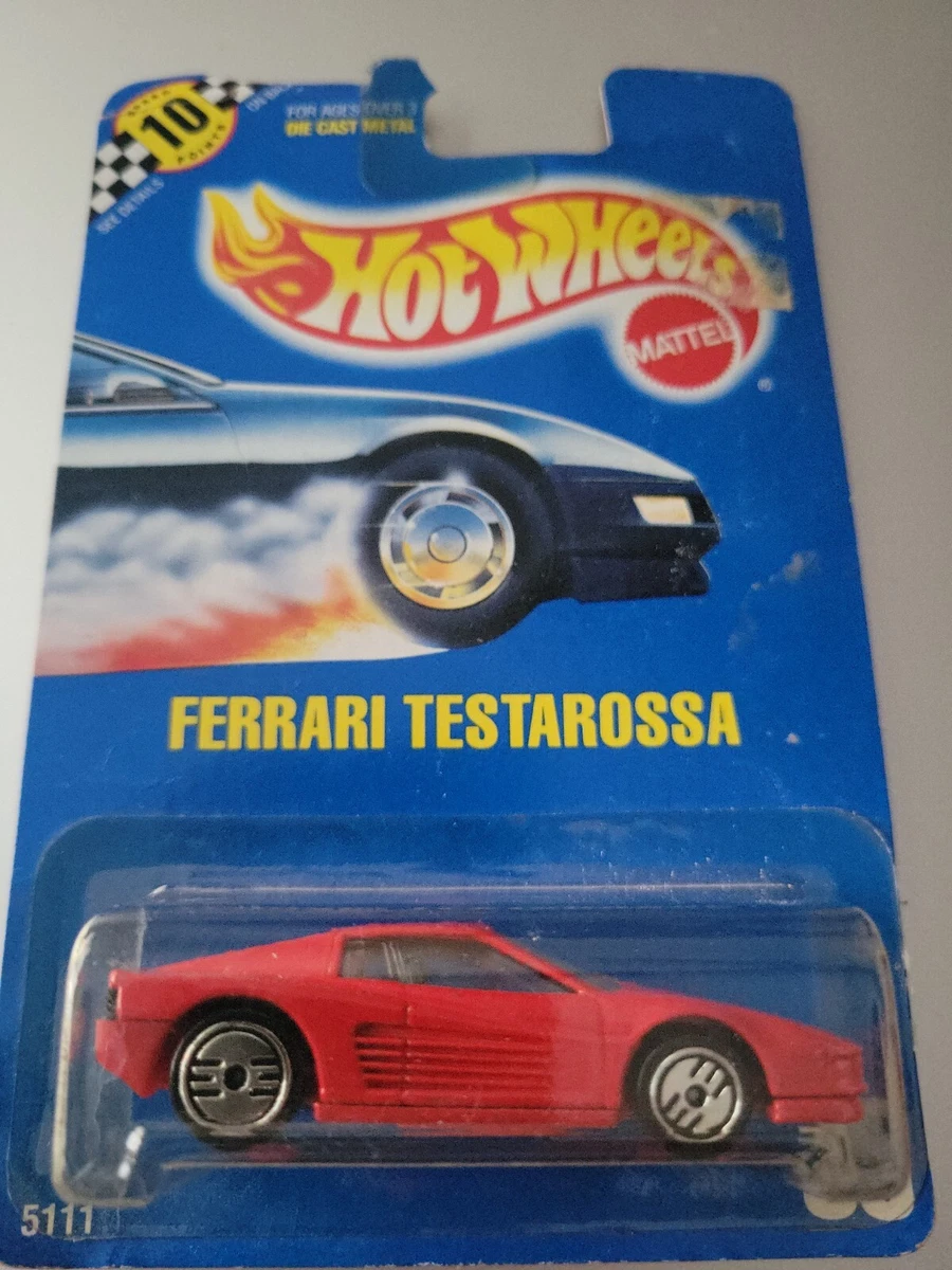 Ferrari Testarossa Red Micro Color Racers By HotWheels 1:87, 60% OFF