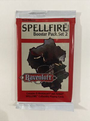 SPELLFIRE Ravenloft 1st Edition Booster Pack Set 2 Master the Magic TSR ...