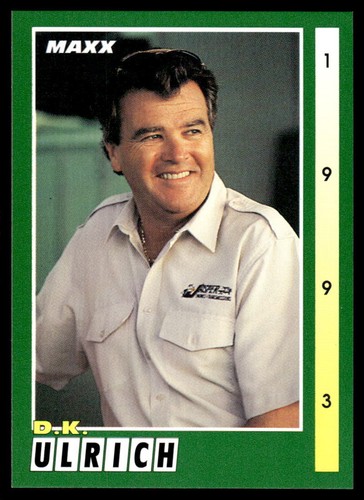 DK Ulrich 1993 Maxx Race Cards # 120 Base | eBay