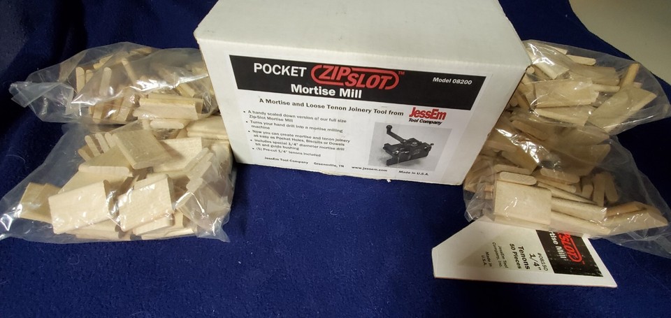 JessEm Zip Slot Mortise Mill &Tenon Joinery Tool 08200 + 200 Extra ...