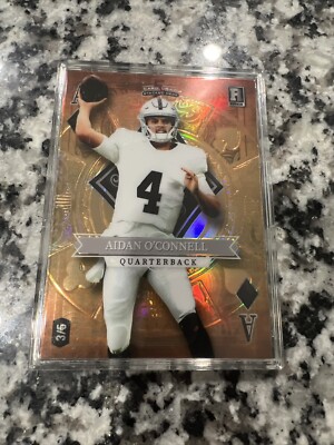 las vegas raiders lot aidan o'connell /5 wild card howie long zamir ...