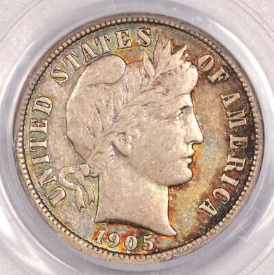 1905-O Barber Dime "Micro O" PCGS VF30 Great Color! #CJD10 | eBay