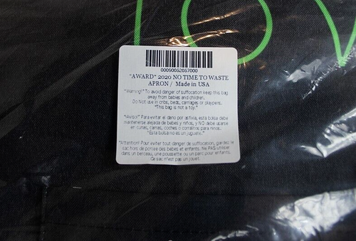 Tupperware Apron No Time to Waste Consultant Award for 2020 Logo Black ...