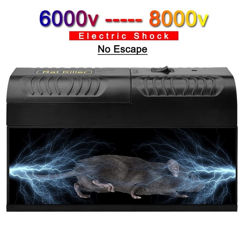 Electronic Mouse Trap Mice Rat Killer Electric Pest Victor Control ...