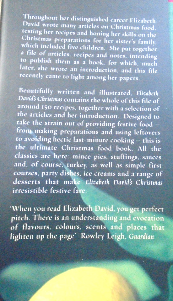 3 x Elizabeth David Books: French Country, Christmas, English Kitchen ...
