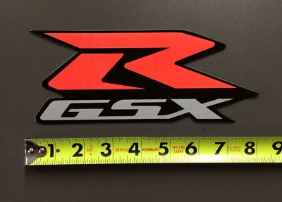 Suzuki Racing GSX-R 8" Decal Sticker GSXR 750 600 1000 Motorcycle ...