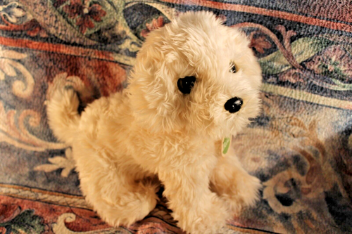 Aurora Nature Babies Mimi White Puppy Dog 12” Plush Realistic Stuffed ...