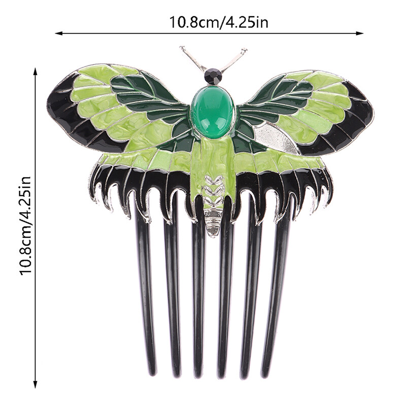 Elegant Titanic Butterfly Hair Combs Hair Clips Women Barrette Bun ...