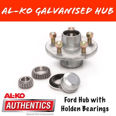 ALKO 6 INCH GALVANISED HUB FORD STUD PATTERN HOLDEN LM BEARINGS | eBay