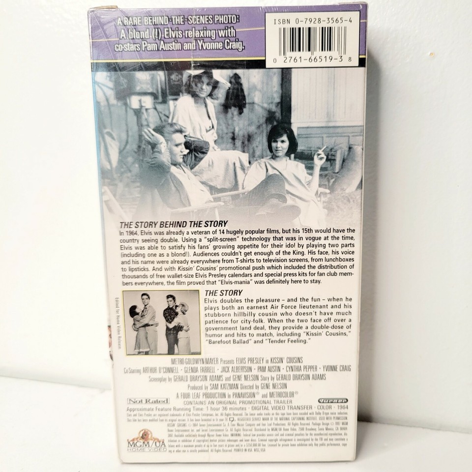 NEW AND SEALED~~[ Kissin' Cousins ] VHS TAPE MOVIE~~Elvis Presley!! | eBay