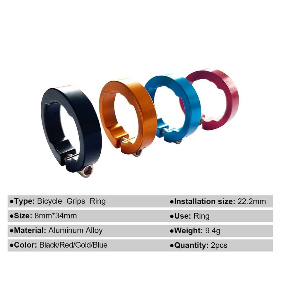 For 22.2mm Grips Grips Lock Rings Fixing Ring Handlebar Lock Ring Road ...