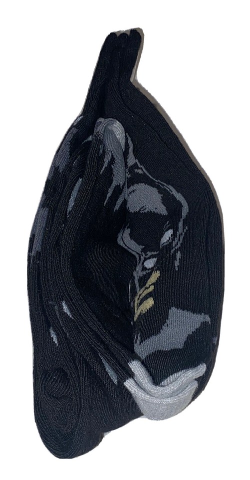 The Batman Crew Socks 2 Pair Men's 6-12 Black Gray w ? Riddler Dark ...