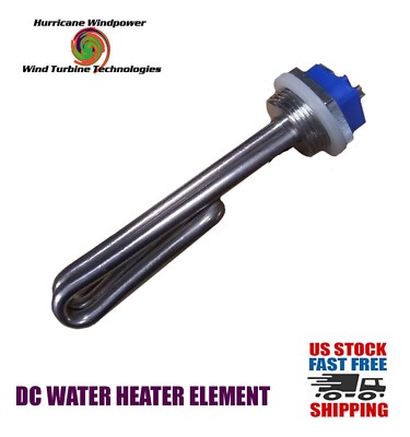 DC Water Heater Element 48 Volt 600 Watt for Wind Generator Turbine ...