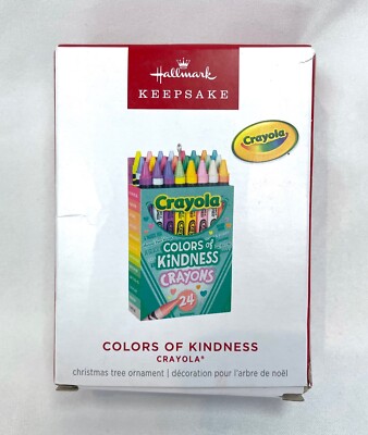 Hallmark Keepsake Ornament 2024 Crayola Colors of Kindness Crayons ...