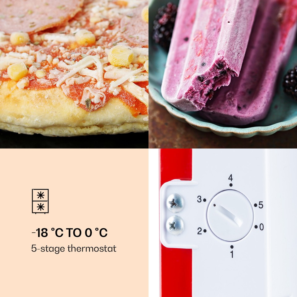 Freezer 60 L Table Top Mini Freezer Freestanding Upright Freezer Ice ...