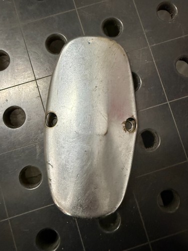 Harley OEM Exhaust Pipe Boot guard shield Brass Panhead Knucklehead | eBay