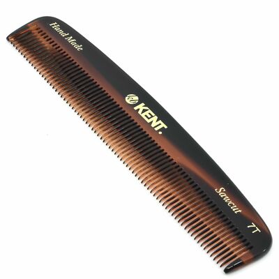 Kent 7T 5 1/2" Hand-Made All Fine Teeth Pocket Comb for Men & Women | eBay