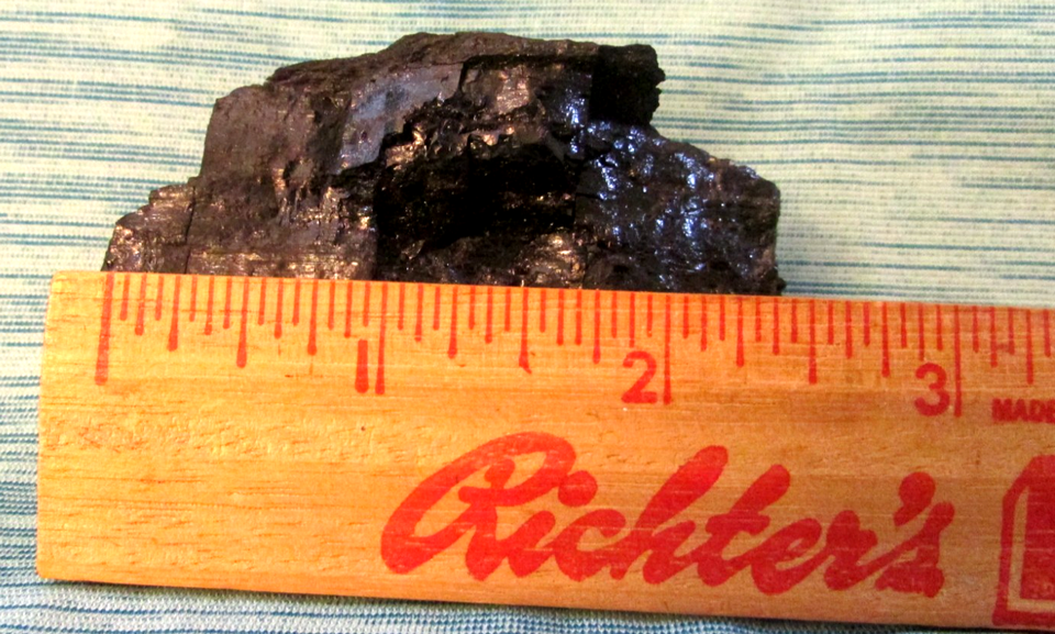 Lump of Pennsylvania Anthracite coal 2.8 oz. with Red Bag Great Gag ...
