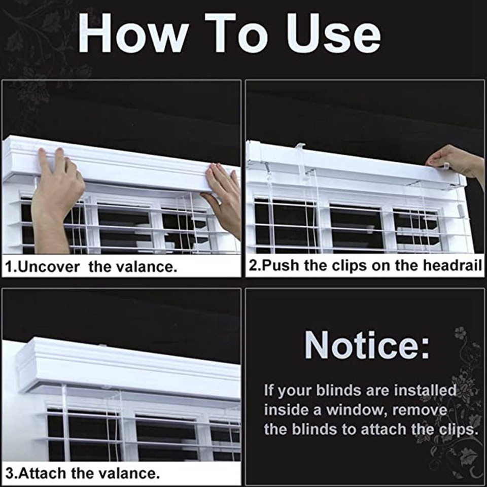 12PCS Blind Clips 2.5 Inch Blinds Parts Replacements Clear For Vertical | eBay