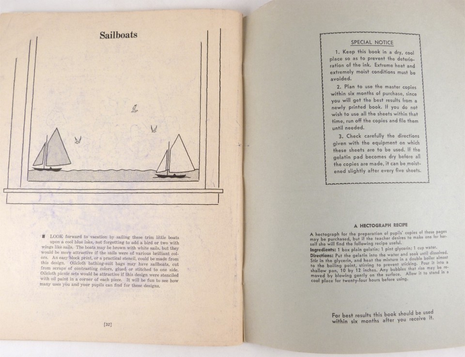 Hectograph Designs for Room Decorations &… by Bess Cleaveland F. A ...