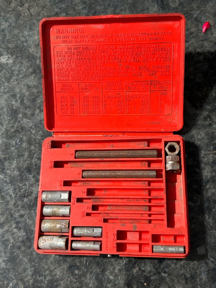 MAC TOOLS SE10 SCREW EXTRACTOR SET AUTO MECHANIC SERVICE REPAIR | eBay