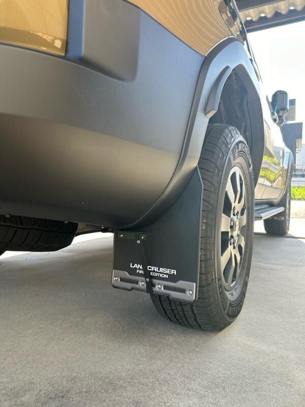 TOYOTA Genuine LAND CRUISER 250 Mud Flaps Black Front Rear 4 Set 08389 ...