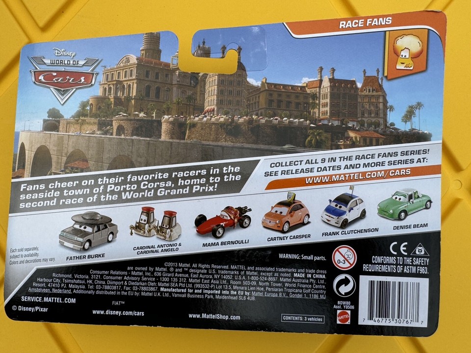 Disney Pixar Cars Father Burke and Cardinal Antonio & Cardinal Angelo ...