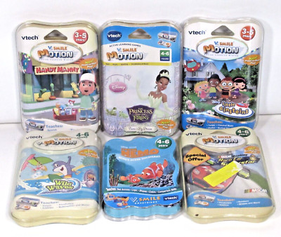 Lot of V Tech V.Smile/V.Smile Motion Game Cartridges Years 3-5 & 4-6 ...