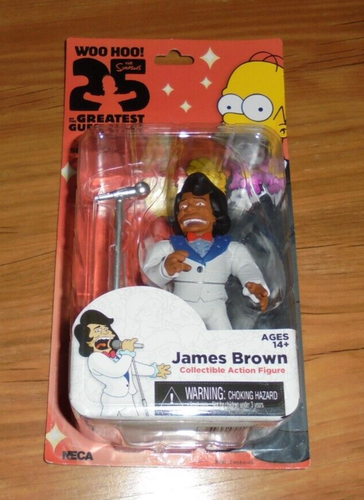 Simpsons 25 of Greatest Guests JAMES BROWN Series 1 Figure NECA 2013 | eBay