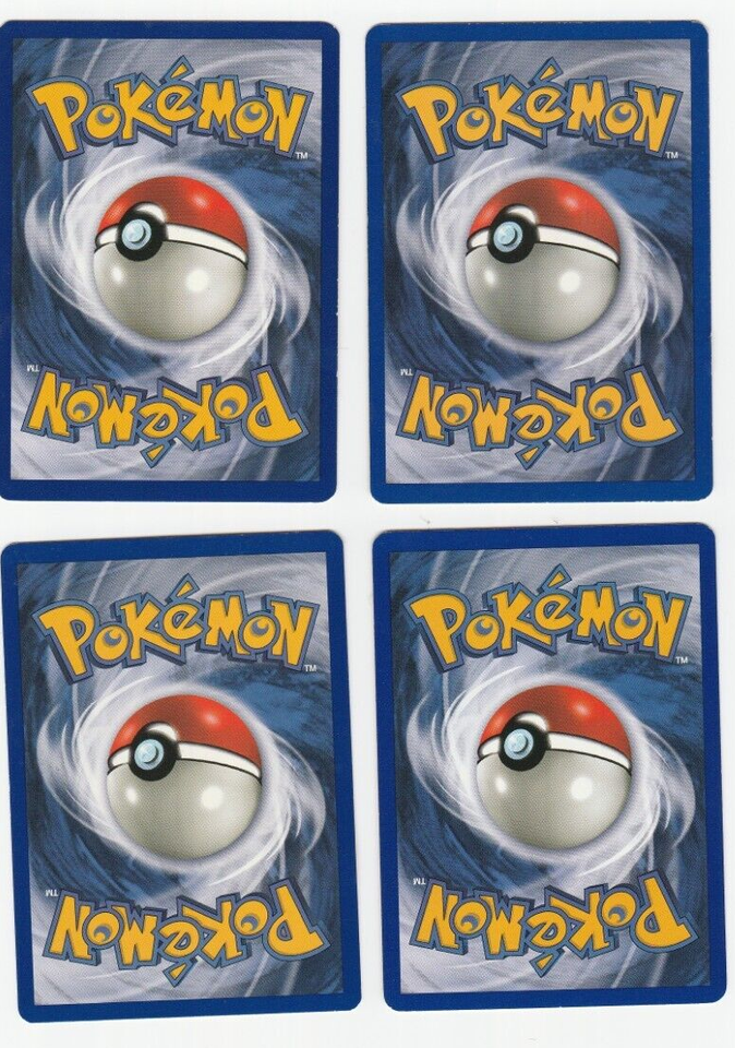 (4) RARE Stage 1 Pokemon Charmeleon Card 24/102, 1995 80 HP SLASH ...