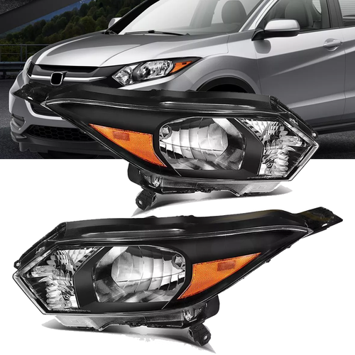 Fits 2016 2017 2018 Honda HRV HR-V Headlights Assembly Headlamps Pair ...