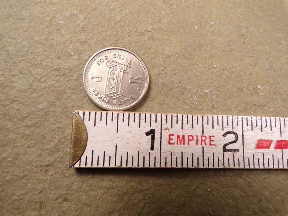 Vintage Token Awarded For Skill Game Token Trade Stimulator Slot ...
