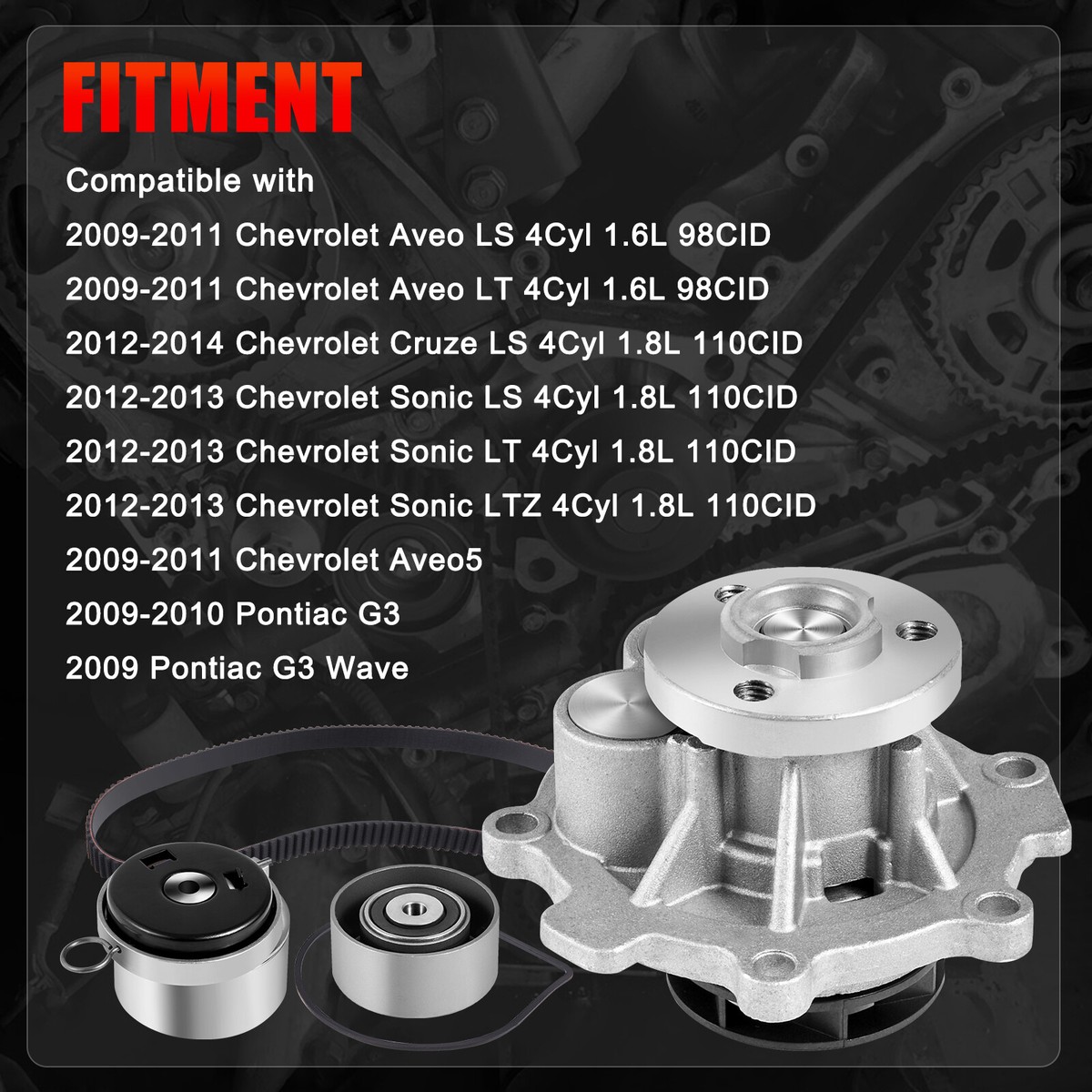 Verano Azul Kit Distribuciu00f3n Chevrolet Cruze, Sonic, Aveo ...