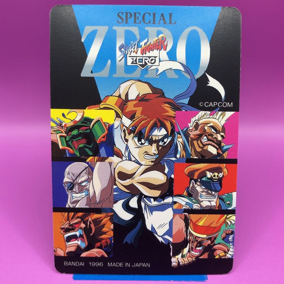 Sodom Street Fighter Carddass TCG Game Trading Card SNES PS SS DC ...