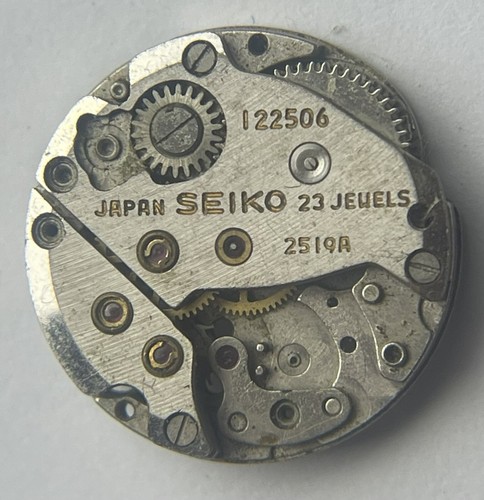 Seiko 2519 Movement Original For Parts INCOMPLETE | eBay