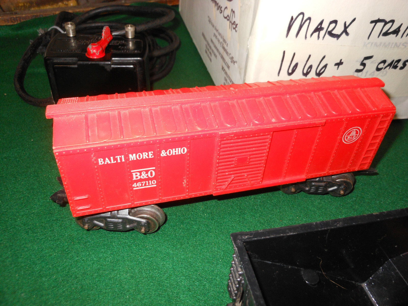 Vintage MARX TRAINS Lot - 1666 Locomotive /Tenders /Tracks / Cars ...
