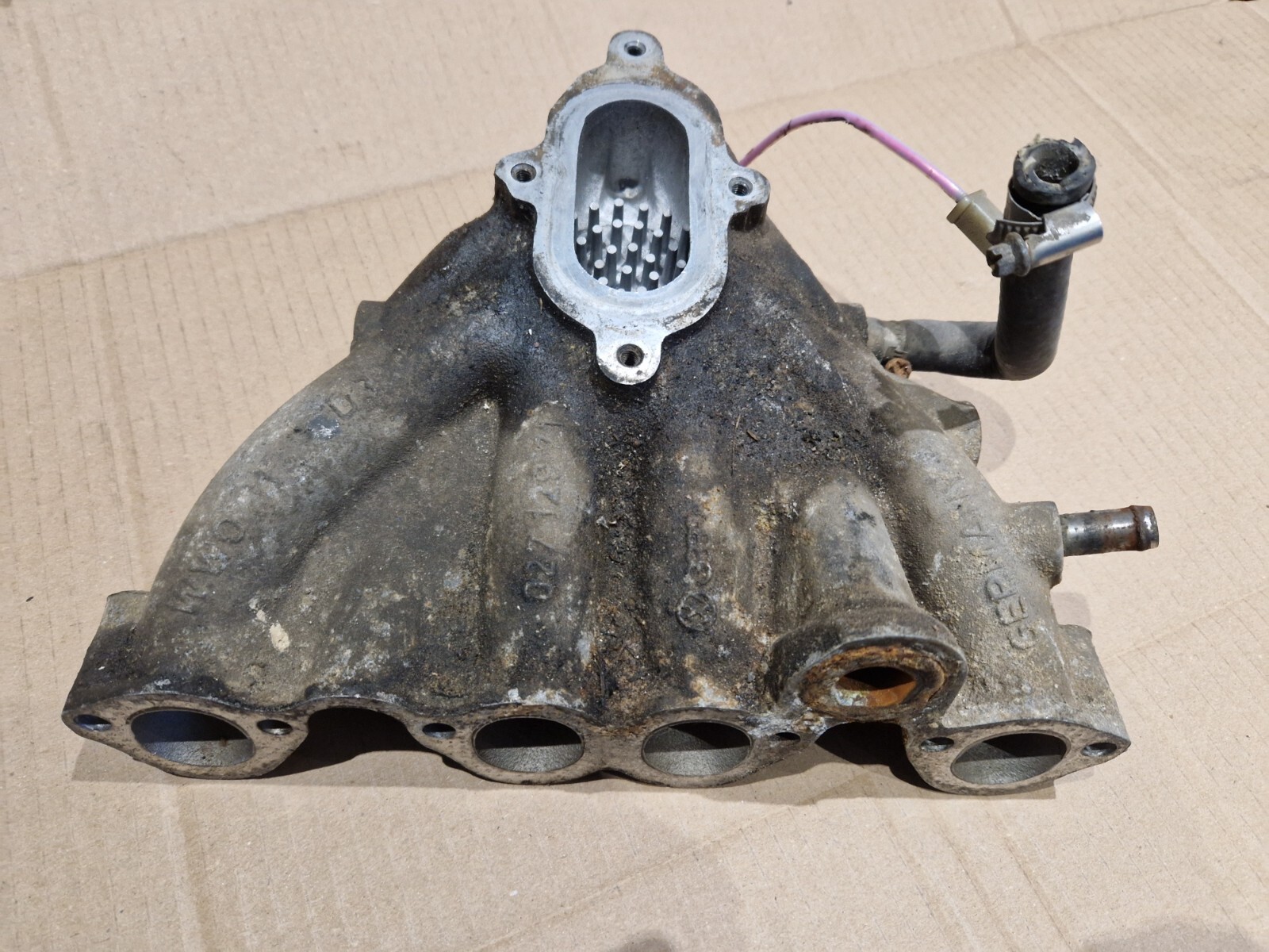 VW GOLF MK2 MK1 1.8 CARBURETTOR ENGINE AIR INTAKE INLET MANIFOLD ...
