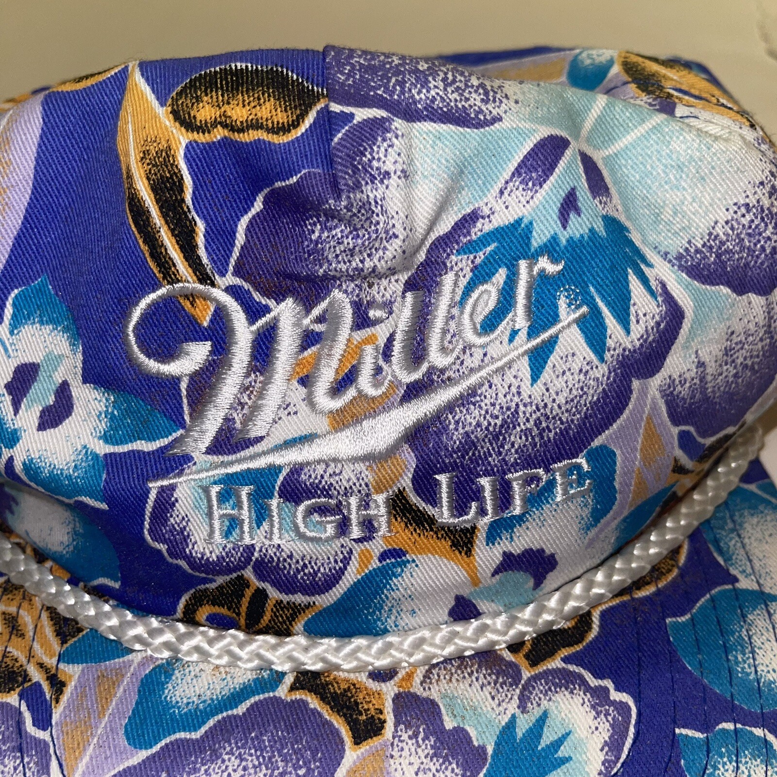 Vintage Miller High Life Rope Trucker Snapback Hat Ca… - Gem