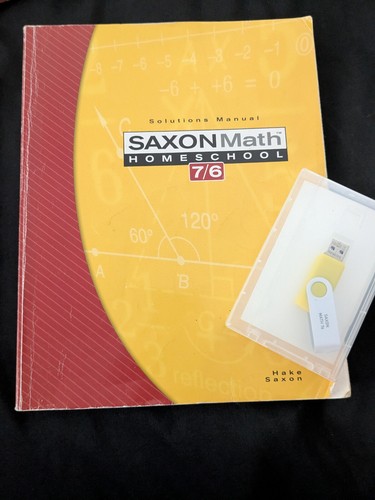 MASTERING ALGEBRA John Saxon Way Math 7/6 76, 4th Ed Art Reed ...
