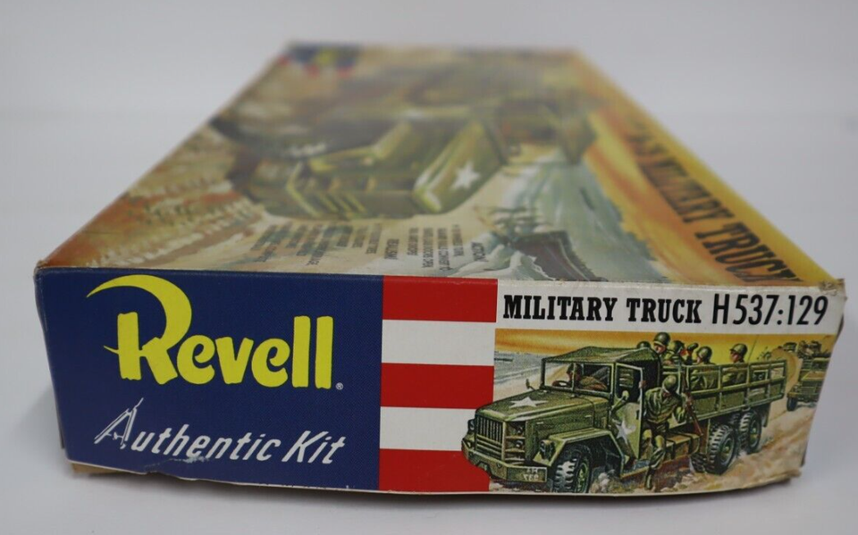 REVELL US ARMY M35 MILITARY TRUCK MODEL KIT BOXED NEW H537:129 1:40 SEE ...