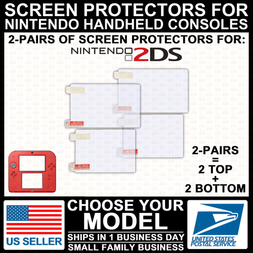 FILM Screen Protector Nintendo GB/GBA/SP/GBC/GBP/DS Lite/New/3DS/2DS ...